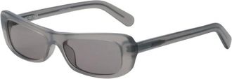 Jacquemus Femme, Accessoires, Gris, Taille: ONE Size Capri Rectangular Lunettes de soleil