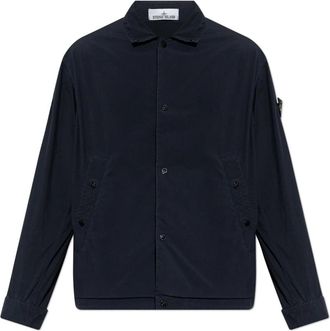 Stone Island Leichte Jacke mit Kragen - - Jackets - Herren - Blau - L