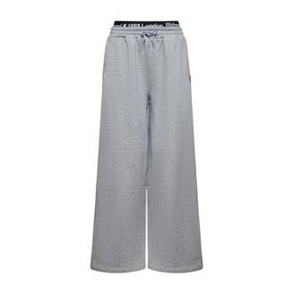 John Richmond Weite Hose mit Logo-Detail X - - Trousers - Damen - Grau - L