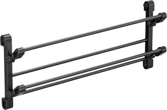 Generic Faltbares - wandmontierte Aufbewahrung, vertikaler Schuh-Organizer | 2-stufige ABS-Metallkonstruktion, platzsparendes Design f&uuml;r Flur, T&uuml;r, Kleidersch