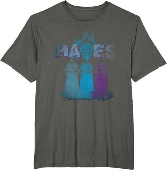 Disney Villains Hercules Hades Distressed Metal Rock Band T-Shirt