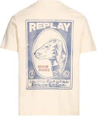 Replay T-shirt droit en coton