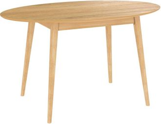 Rendez-Vous D&eacute;co Table ovale 4 personnes en bois clair 130 cm - EDDY
