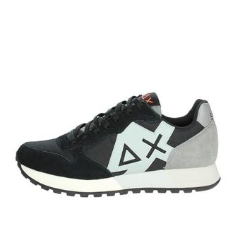 Sun 68 Homme Jaki Solid Sneaker, Schwarz und Grau, 41 EU