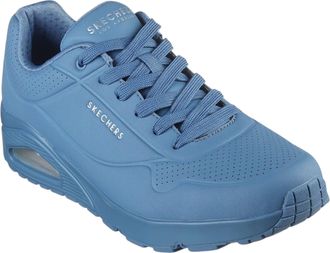 Skechers Herren UNO Stand on Air Sneaker, Blaues Durabuck-Mesh, 42.5 EU