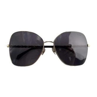 Chanel Pre-owned Fabric Sonnenbrillen - - Pre-owned - Damen - Schwarzk - ONE SIZE