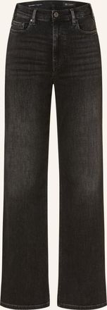 AG - Adriano Goldschmied Ag Jeans Wide Leg Jeans New Baggy schwarz