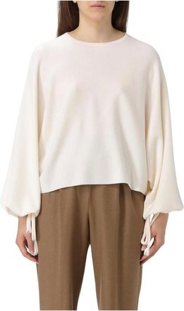 Max Mara Damen, Strickwaren, Weiß, MGröße