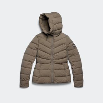 Canada Goose Clair Jacke Tonal Label (Weiblich, Taupe Grey, XL)