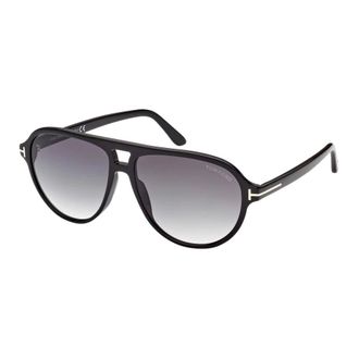 Tom Ford Homme, Accessoires, Noir, Taille: 59 MM Lunettes de soleil teint&eacute;es Jeffrey FT 0932