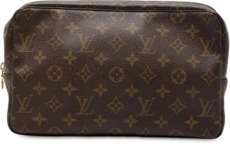 Louis Vuitton Clutches - Monogram Trousse Toilette 28 - Gr. unisize - in Braun - f&uuml;r Damen