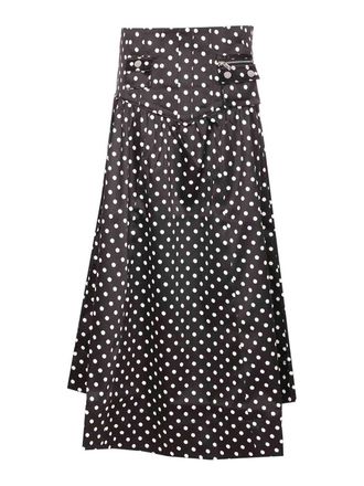 Ganni Jupe Midi - Noir