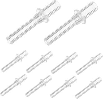 BESTONZON 10 Stück Geradlinige Silikon Trinkhalmaufsätze Für Kinderflaschen Wiederverwendbar Frei Ersatz Trinkdüsen Aus Flüssigem Silikon Fördert Gesunde Trinkg