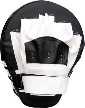 Pretyzoom PU Boxhandschuh Trainingspad Finger Slots Robustes Kickboxen Schlagpolster für Geeignet für Muay Thai Karate MMA und Effektives Schlag Kicktraining