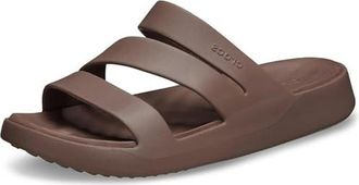 Crocs Femme Getaway Strappy Sandales, Truffle, 42/43 EU
