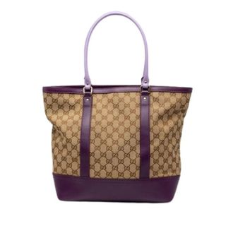 Gucci Sac Cabas Pre-owned en Toile - Femme - Pre-owned - Beige - Taille: ONE Size