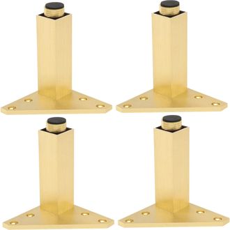 PartyKindom 4stücke Möbelstützbein Verstellbar Sofastützfüße Tv-schrankbein Teetischstütze Für Badezimmerschrankfüße Und Sofastütze Mehrzweck