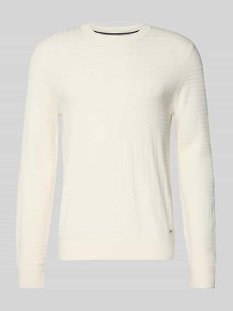 Joop Strickpullover mit gerippten Abschl&uuml;ssen Modell Raikon