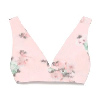 Philosophy di Lorenzo Serafini Femme, Tops, Rose, Taille: 40 FR Haut en Lin Floral Blush
