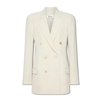 Maison Margiela Femme, Vestes, Beige, Taille: 38 FR Blazers