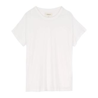 The Great. Boxy Crew - - Tops - Damen - Wei&szlig; - S