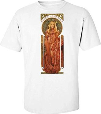 Finest Prints Cersei Lannister illustrations T-shirt pour homme - Blanc - Small