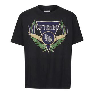 Rhude Montenegro Regatta T-shirt - - Tops - Herren - Schwarzk - S