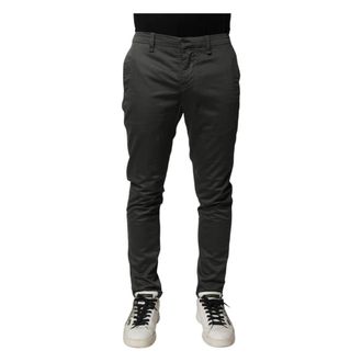 Dondup Mid Waist Skinny Chino Hose - - Trousers - Herren - Grau - W32