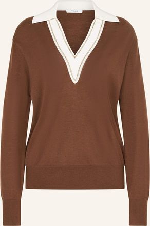 Reiss Reiss Strick-Poloshirt braun