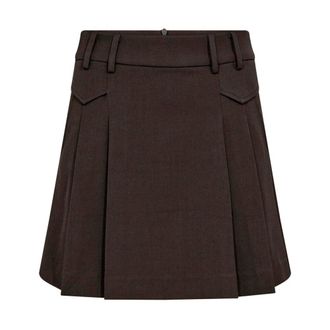 Co'Couture Damen, R&ouml;cke, Braun, XSGr&ouml;&szlig;e