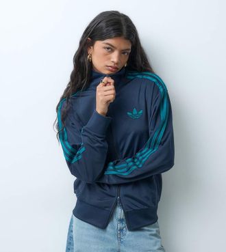 adidas Originals Firebird lockeres Trainingsoberteil in Marineblau und Petrol - Exklusiv bei ASOS
