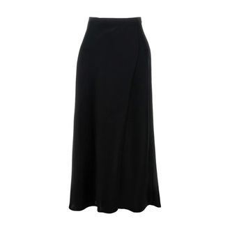 Khaite Femme, Jupes, Noir, Taille: 36 FR Flared Maxi Skirt