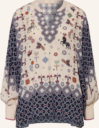 IVI Collection Ivi Collection Blusenshirt Aus Seide weiss