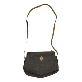 Fendi Sac bandouli&egrave;re en cuir Pre-owned - Femme - Pre-owned - Gris - Taille: ONE Size