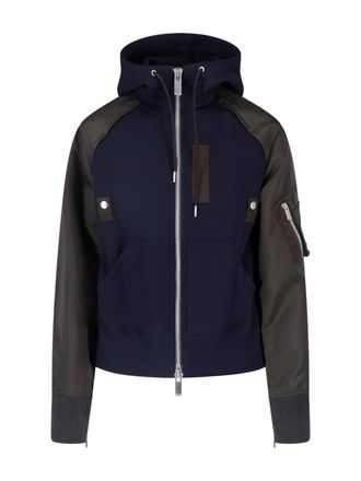 sacai Hooded Zip Jacket