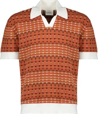 Dr&ocirc;le de Monsieur Homme, Tops, Rouge, Taille: M Polo Maille Coogie