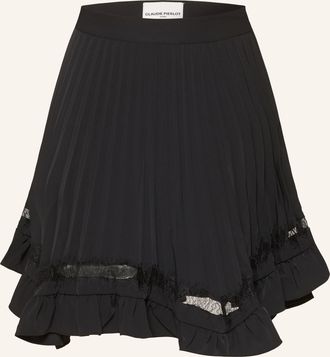 Claudie Pierlot Claudie Pierlot Rock Mit Plissees Und R&uuml;schen schwarz