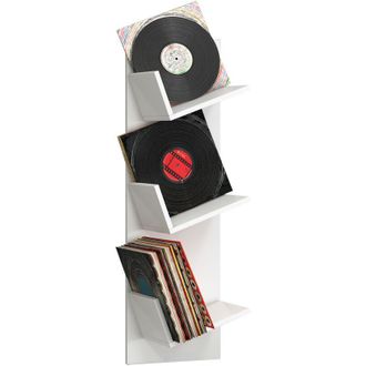 ebuy24 Ebuy24 - Etag&egrave;re cd/dvd m&eacute;dia Lona h. 106 x l. 33 x j. 26 cm Blanc