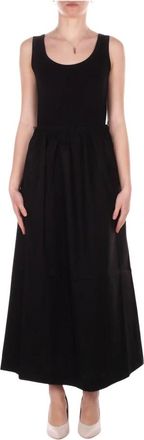 Alpha Studio Femme, Robes, Noir, Taille: 44 FR Maxi Robes