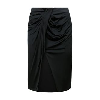 Tom Ford Schwarzer Mini-Wickelrock - - Skirts - Damen - Schwarzk - XS