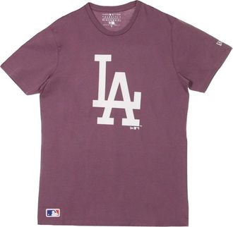 New Era Team Logo Tee Lila/Wei&szlig; T-Shirt - - Tops - Herren - Lila - XL