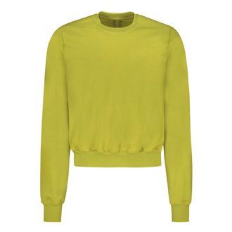 Rick Owens Baumwoll-Sweatshirt - - Sweatshirts & Hoodies - Herren - Gr&uuml;n - L