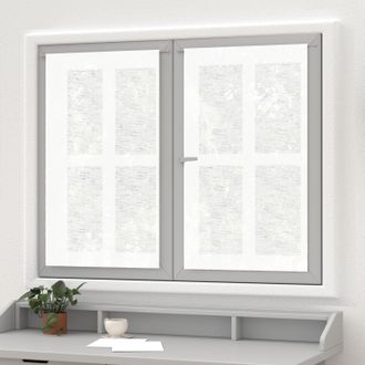 Soleil d'Ocre Vorhänge Bise-Bise, Weiß, 60 x 90 cm