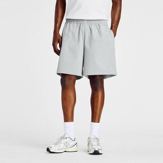 New Balance Homme Athletics Stretch Woven Short 7 en Gris, Polytiss&eacute;, Taille XL