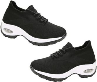 Beaupretty Chaussures Sport Femme Lacets Respirantes Basket Polyvalente Printemps-Automne Confort pour Marche et Fitness