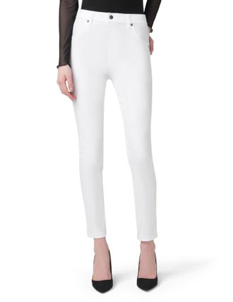 Hue Damen Essential Denim Leggings Strümpfe, weiß, 2X