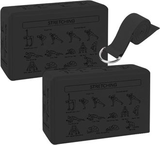 Generic Yoga Blöcke, Leichtes Hochdichtes 2-teiliges Set, Yoga-Keil Als Trainingsgerät, Für Zuhause, Studio, Fitnessstudio, Reise, Training, Stretching, Medit