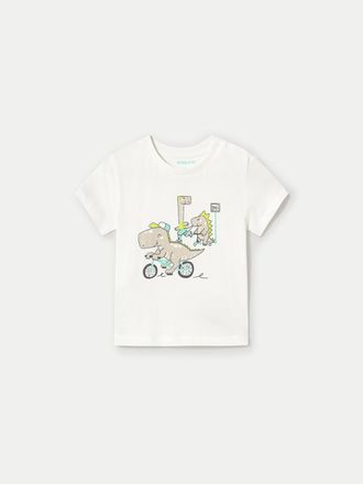 MAYORAL T-Shirt 1062 Weiß Regular Fit