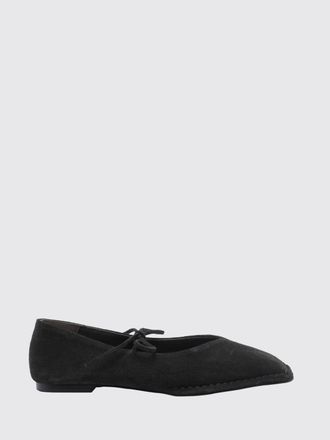 Alohas Ballerines Sway en su&egrave;de avec rubans et bout carr&eacute;
