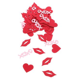 Valiclud Biologisch Abbaubares Papierkonfetti Herzform Romantische Tischdekoration f&uuml;r Hochzeiten und Valentinstag Multifunktionale Party Deko Accessoires